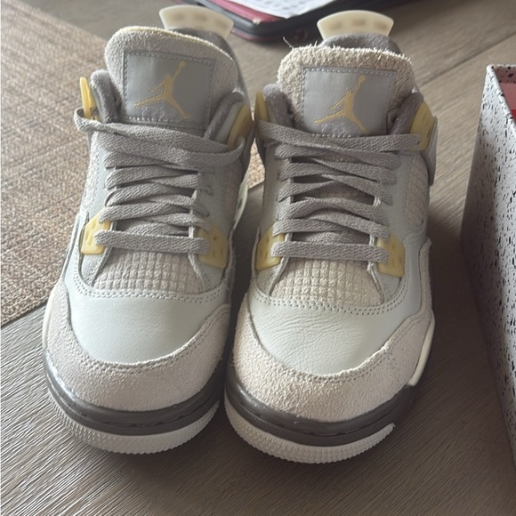 Jordan | Shoes | Jordan Gray And Yellow Sneakers Air Unit Design | Poshmark